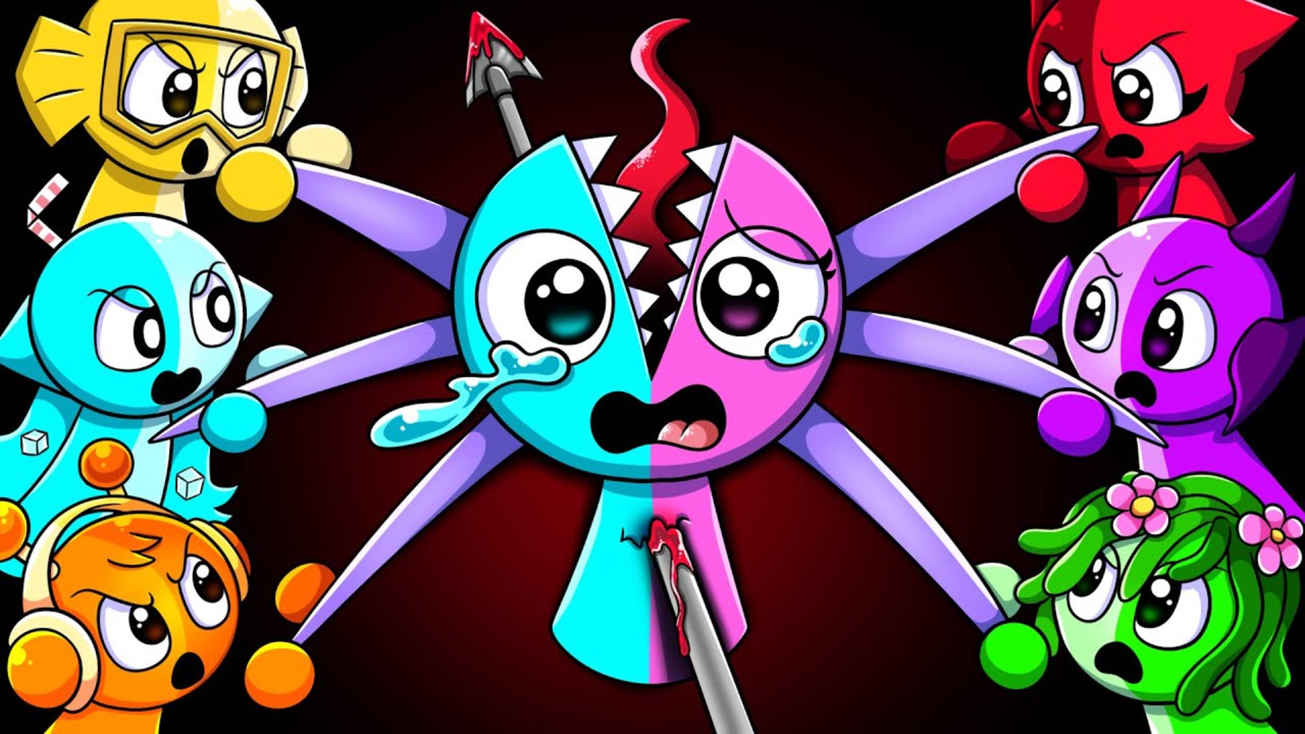 Sprinki|СПРУНКИ или СПРУНКЕ разорвали на части| МУЛЬТФИЛЬМЫ SPRUNKI ...