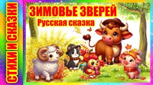 Зимовье зверей I Русская Народная сказка #аудиосказкивкартинках