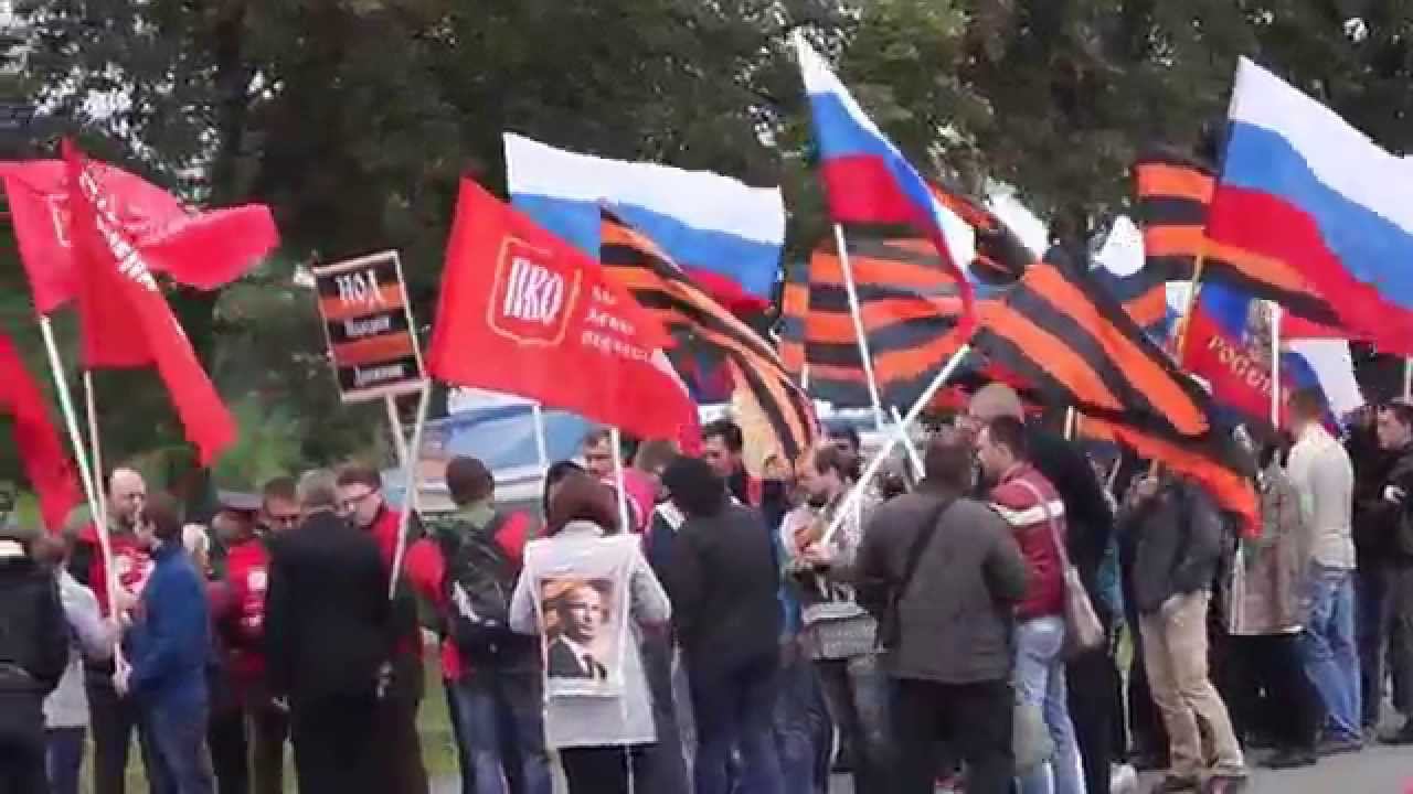 Челябинск, 6 сентября 2014г., шествие и митинг с участием Национального-Освободительного Движения