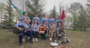 Флешмоб «В сердце ты у каждого, Победа!», медицинские сотрудники