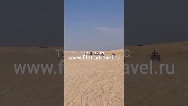 На квадроциклах по пустыне😎