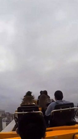 АМЕРИКАНСКИЕ ГОРКИ БУДОРАЖАЩИЕ НЕБО ТОКИО, THUNDER DOLPHIN,  TOKYO, DOME CITY, ЯПОНИЯ #short #short