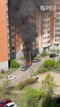 В Балашихе взорвался автомобиль