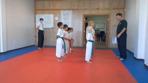Hampton's Karate Academy - Class Roll Call and Inspection 01