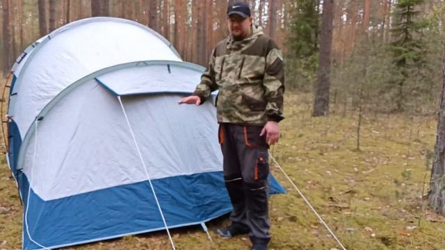 Quechua Arpenaz Family 4.1 Fresh&Black Подробный обзор палатки ...