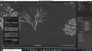 How to make tree in blender 2.8