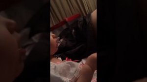 Дочка ругает папу