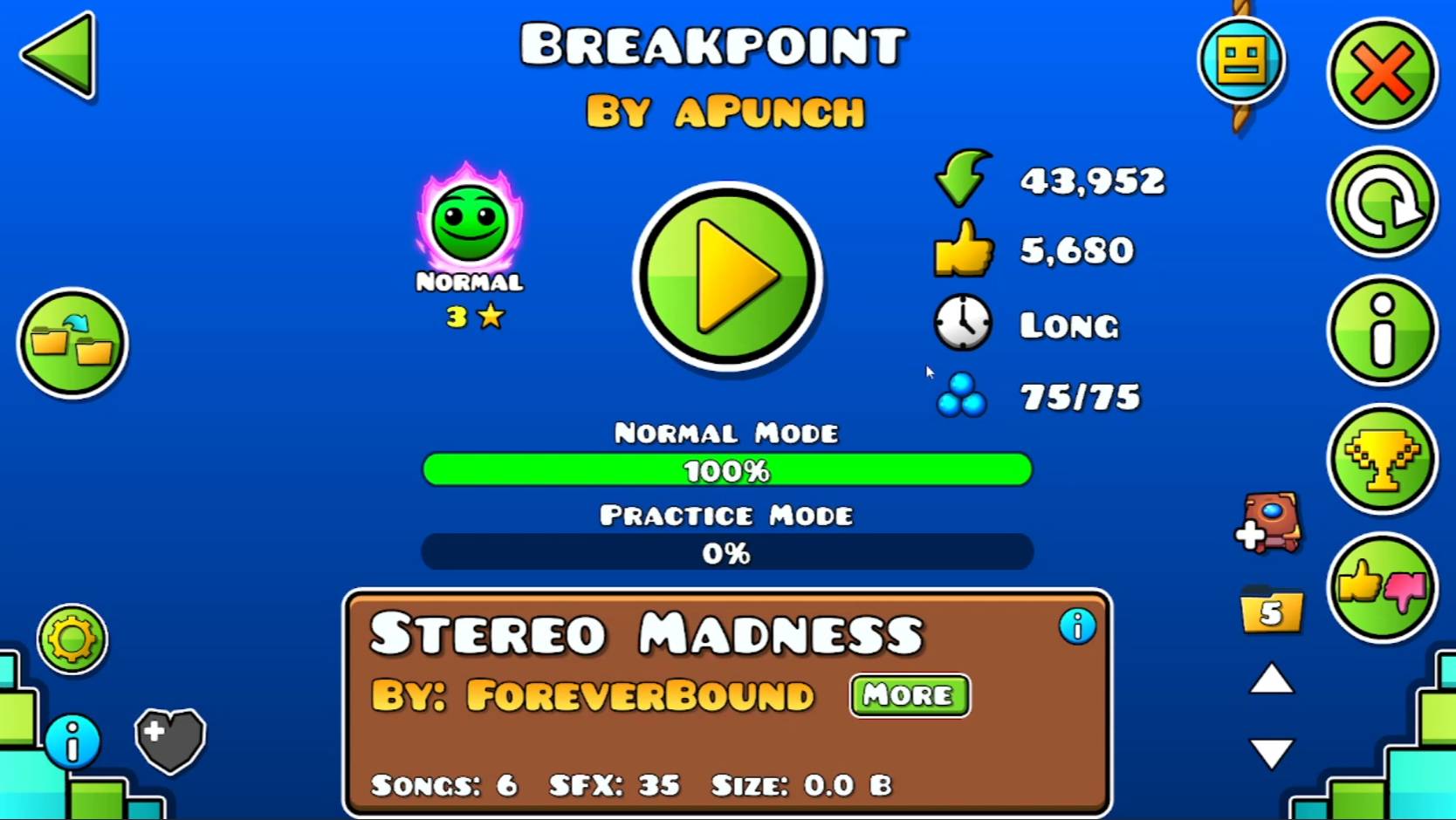 Breakpoint by aPunch Geometry Dash level 100%