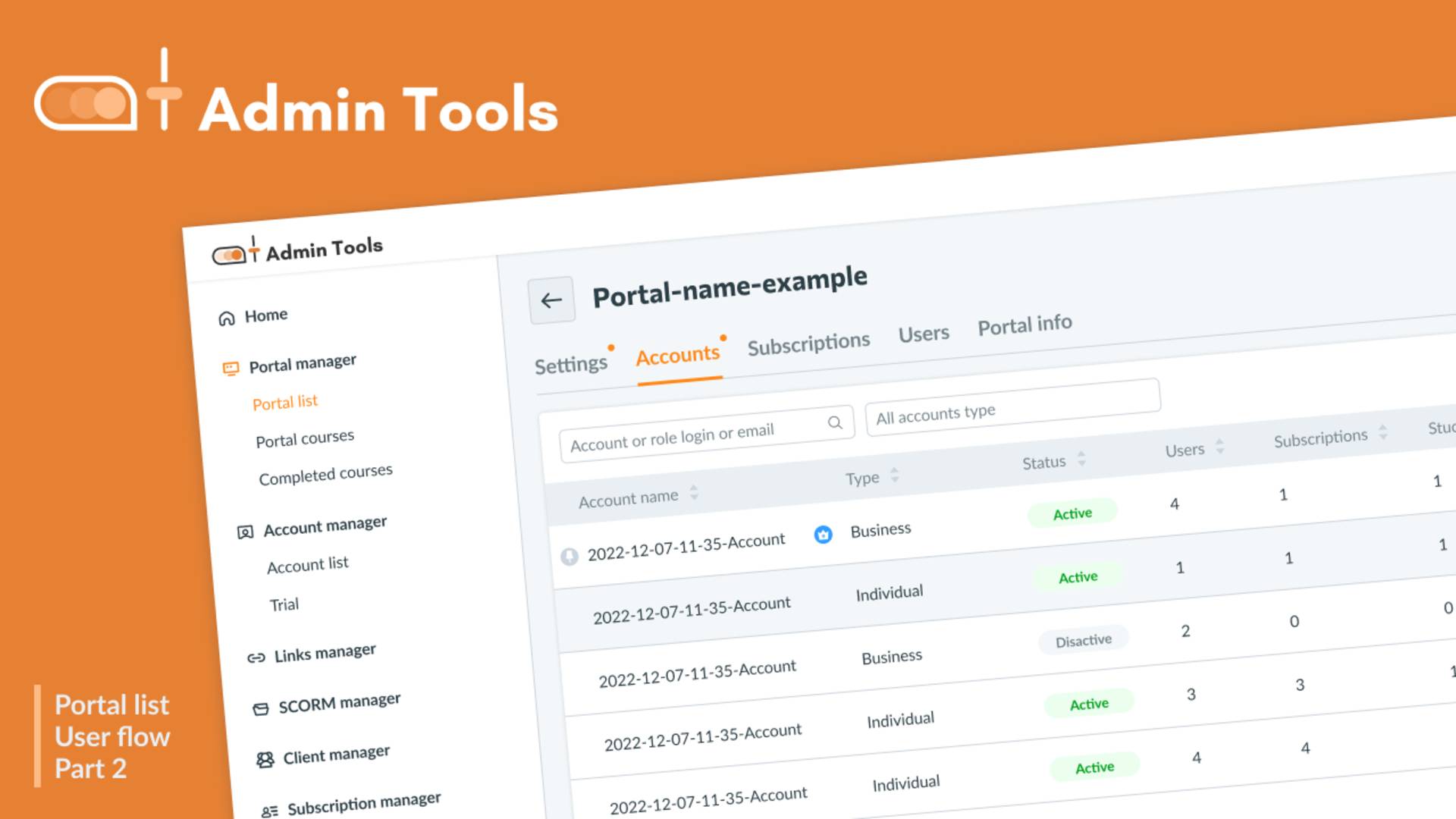 KC Admin tools - Часть 2: Управление порталом: добавление и настройка учетных записей учебного порта