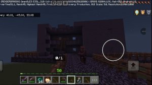 Разрушил двухэтажку на острове в Minecraft