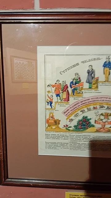 Лествица жизни (на одном театре равновесие жизни человеческой). Начало XIX века.