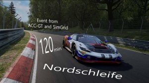 Assetto Corsa Competizione. 
GT и SimGrid . 120 минут по трассе Nordschleife