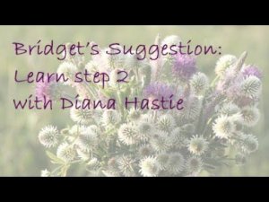 Bridget's Suggestion: Learn step 2 with Diana Hastie