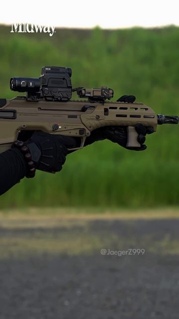 Futuristic Bullpup Rifle I Desert Tech WLVRN