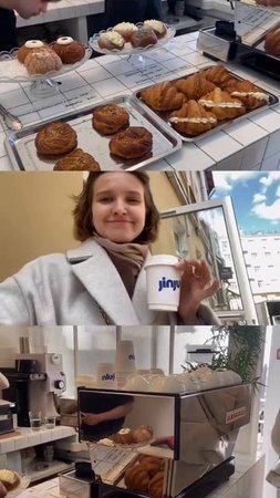 Сохраняйте место для фотографий и углеводно-заварных завтраков:🥐«Jinju» 📍Москва, ул. Макаренко 9/1