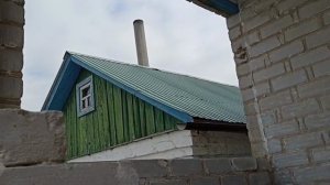 5 дней после операции. Подготовка дома к внешней отделке. Залили бетонные подоконники.