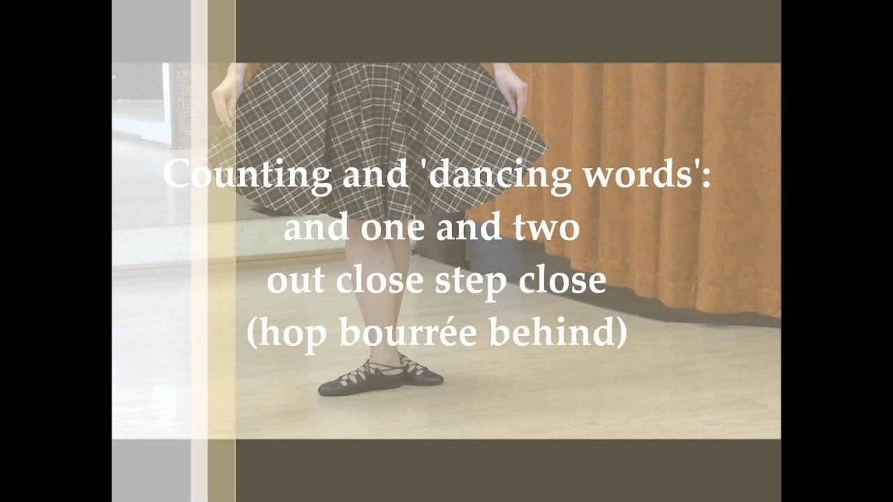 Bourrée behind