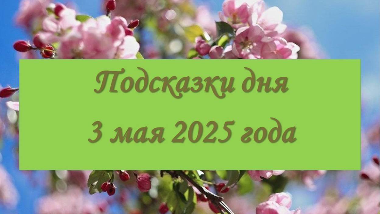Гороскоп на 3 мая 2025 года (общий, по показателям дня)