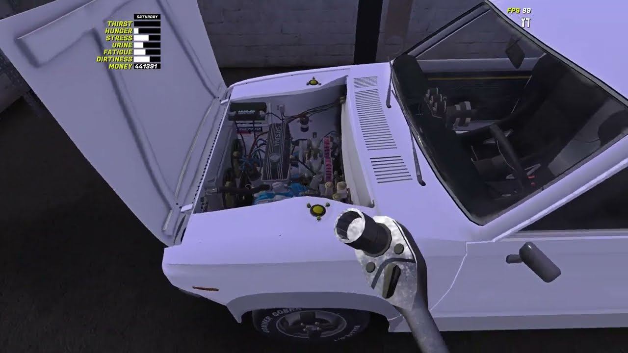 My Summer Car - Preparing the car for inspection.