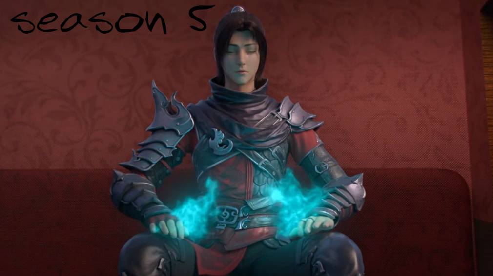 Сериал Расколотая битвой синева небес / Dou po cang qiong Сезон 5 серия 13