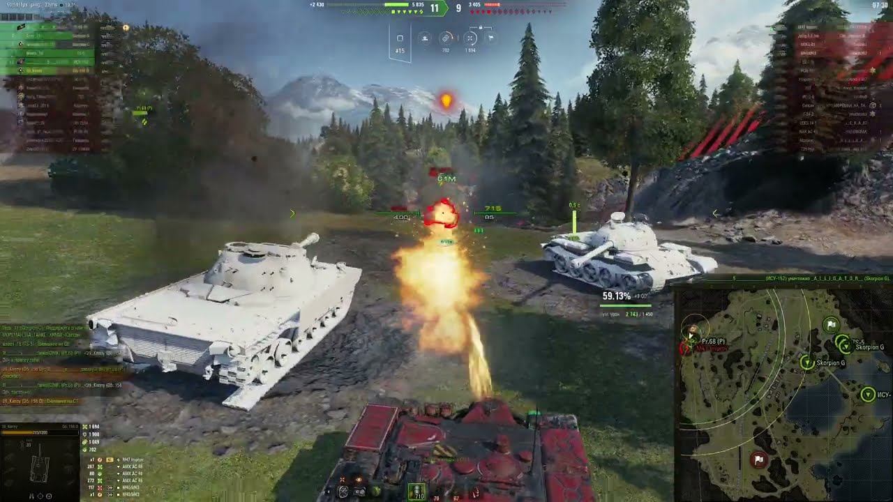 Map: Canada. Panzer: Object 156O
