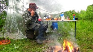 Рыбалка в глухой тайге на озере 2. Окунь.