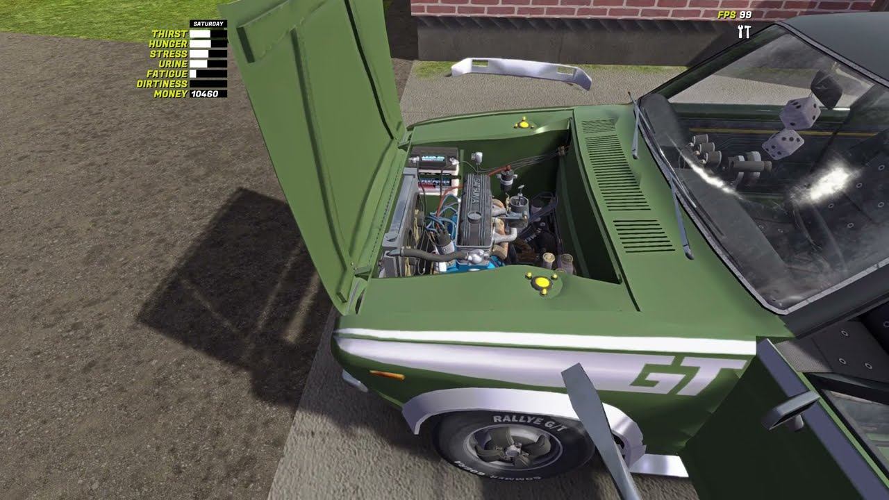 My Summer Car - I'm trying to adjust the carburetor. I scalded my face.