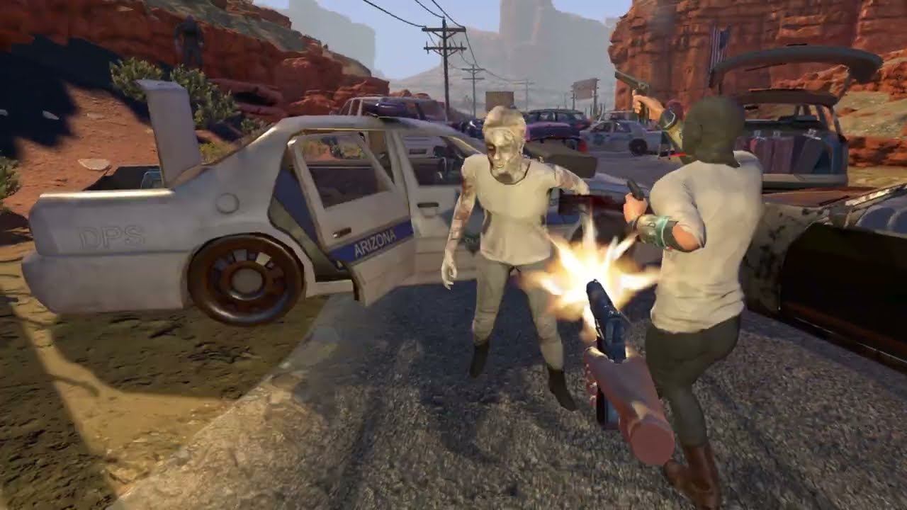 ARIZONA Sunshine - Миссия "Мост". Вращаем барабан! Сектор приз! | JeySoN's view in VR  [Part 4]
