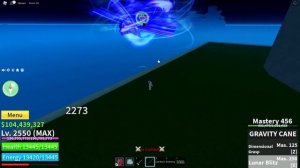 Gravity Cane v2 + Sanguine Art Build = OP for Bounty Hunting Combos in Blox Fruits