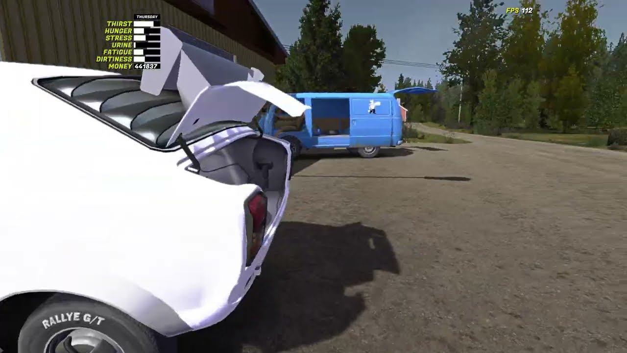 My Summer Car - "I tried to change the wheels at the service."