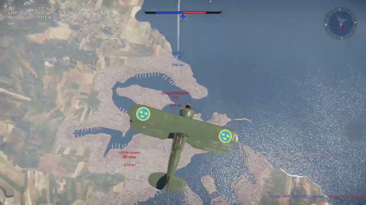 War Thunder (Sweden, arcade, airplanes) part 4