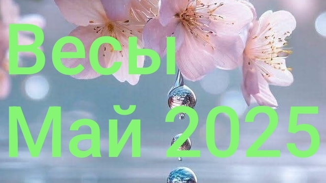Весы. Май 2025 год. 🪻🪻🪻