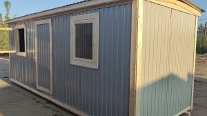 Обзор бытовки из профлиста