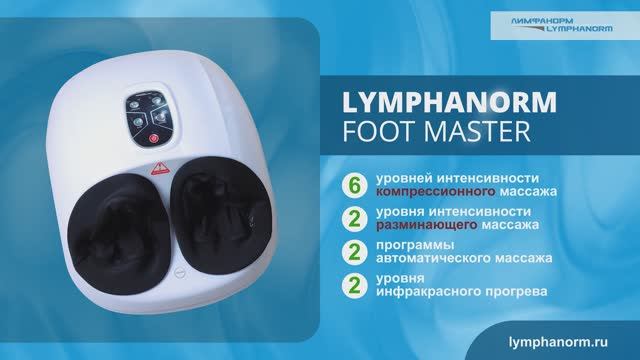 Реклама Lymphanorm Foot Master