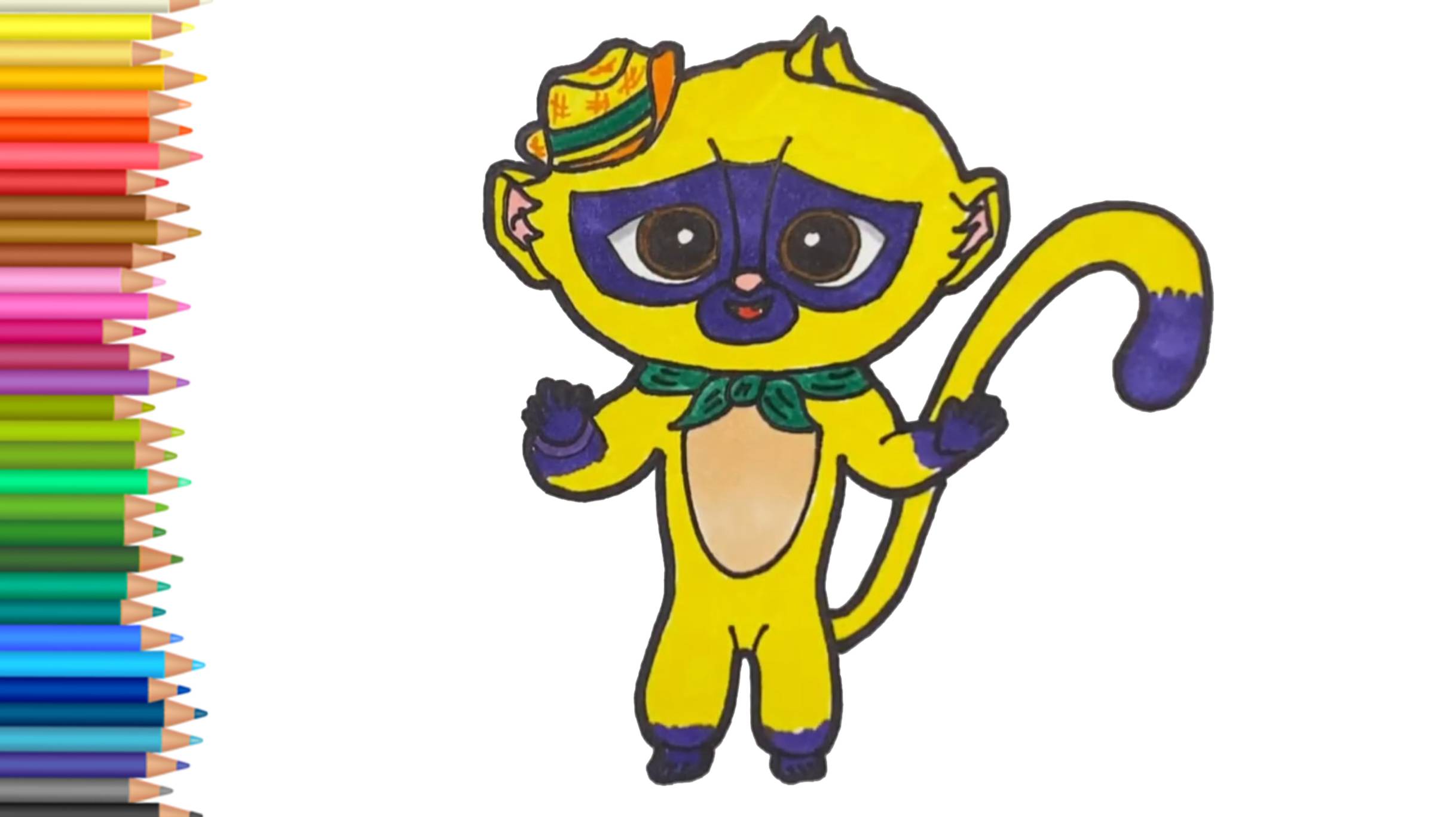 Как нарисовать кинкажу Виво из мультфильма Vivo☺️