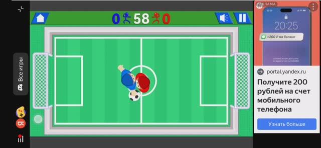Играю в мини-игры (часть 3). Футбольный матч.