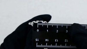 Кольцо из белого золота Бренд Carat с бриллиантом и сапфиром 30030110827