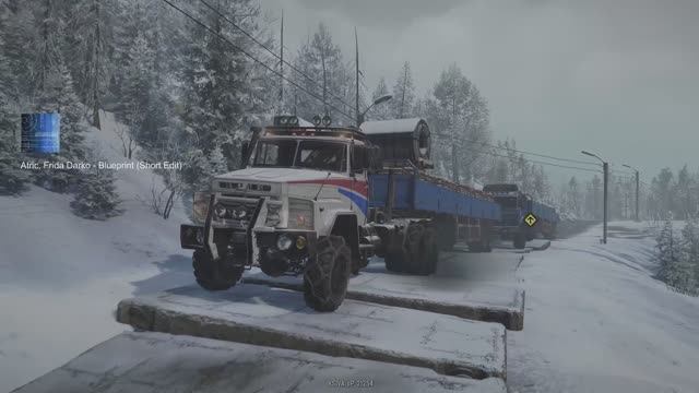 Snow Runner - карта АМУР - Чернокаменcк - Восстановление завода, Пути снабжения, Есть пробитие