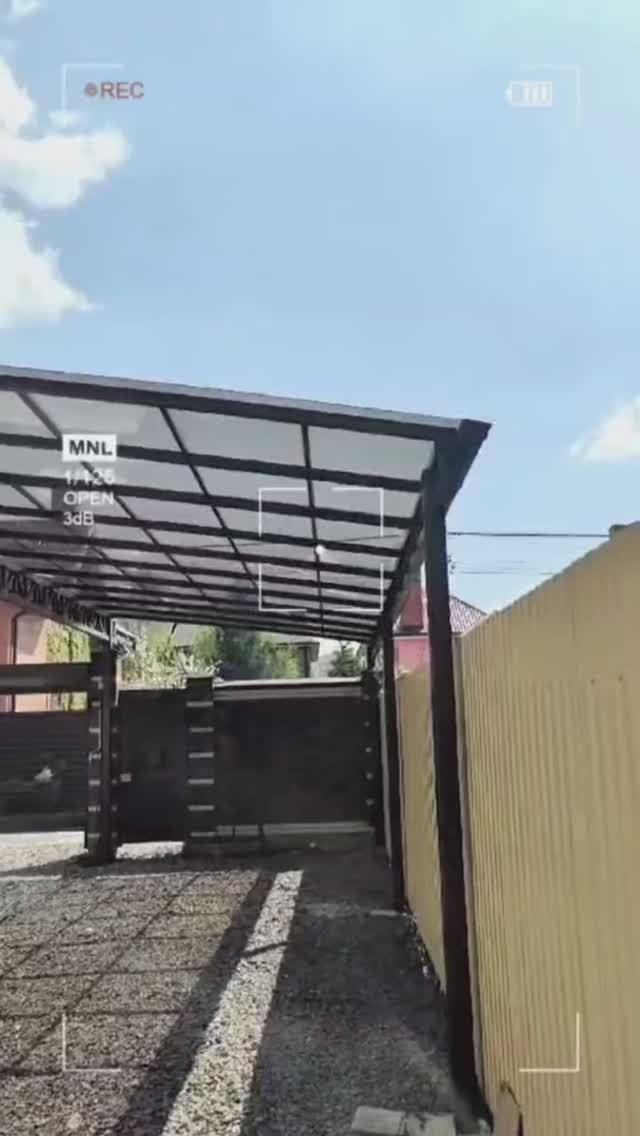 Монолитный навес. Навес из поликарбоната. Навесы Ростов.