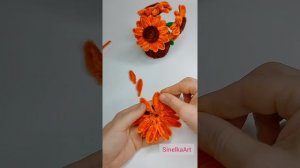 Цветы своими руками - простые цветы из синельной проволоки