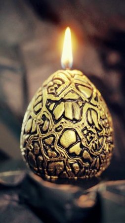 Яйцо дракона. Свеча ручной работы