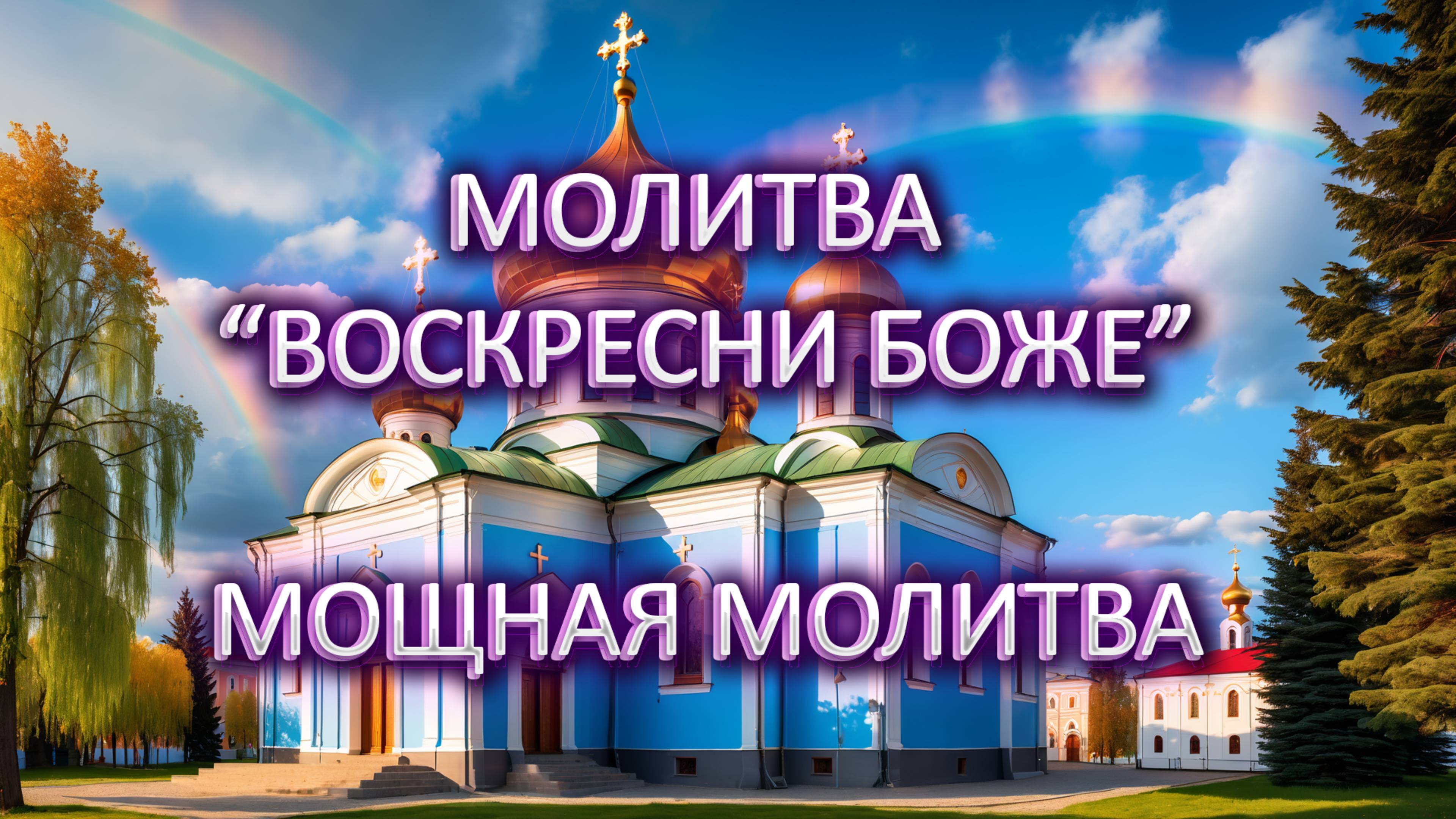 Молитвы в пост "Воскресни Боже"