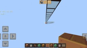 Тренируюсь выполнять жёсткие трюки в Minecraft на телефоне 3 часть