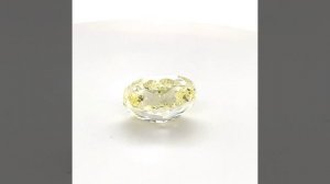 22.11 carat, oval modified brilliant diamond, natural fancy yellow, internally flawless,  (GIA)
