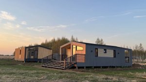 Выставка домов компании Мосхаус в Тульской области Заокского района.