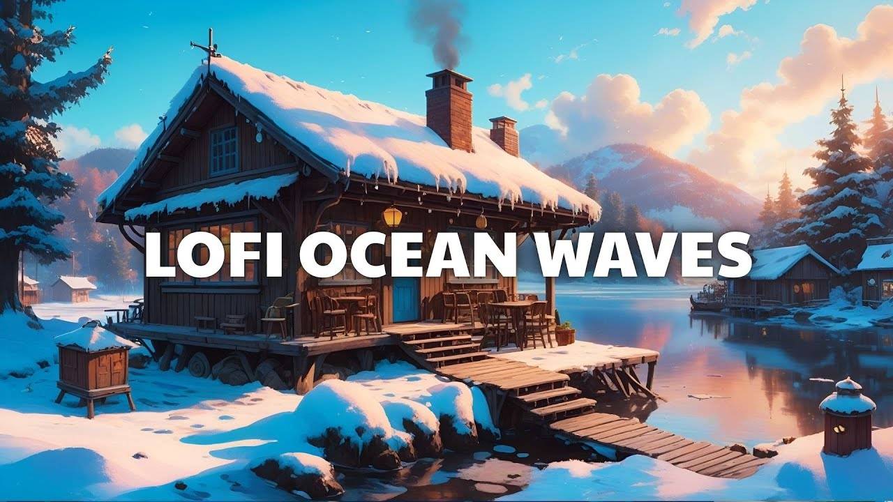 🎧 A Peaceful Evening by the Japanese Shore 🌊 Ocean Lofi Study Beats from a Hidden Corner Shop