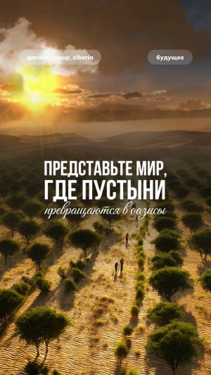 🏜 Пустыни будущего: как технологии вдыхают жизнь в безжизненные пески