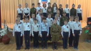 3 Г класс с песней «Наша армия».Кл рук Матвеева Е.А.Учитель музыки Панькова Н.С.