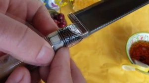 Пчак мастера Абдувахоба из рога Тура