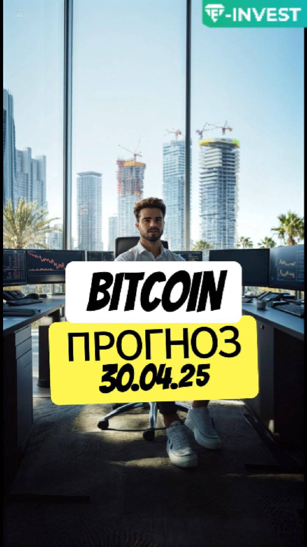 Биткоин замер! Что с курсом и когда начнётся движение? Мой прогноз